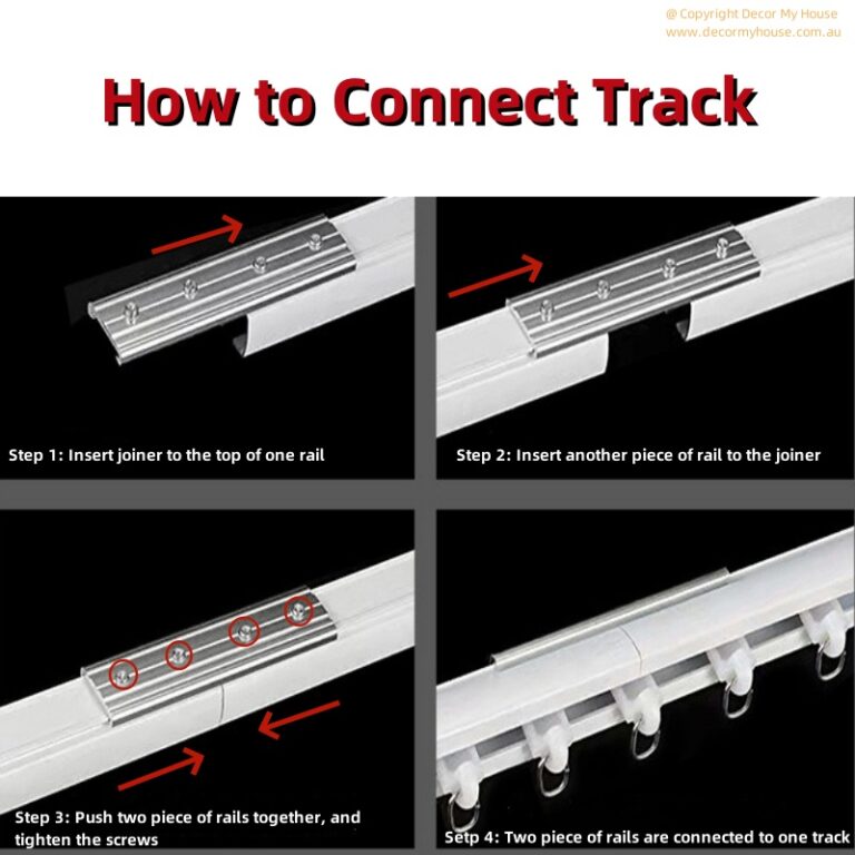 S-Fold/Wave Fold Curtain Tracks - Decor My House